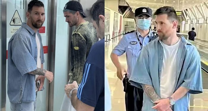 Lionel Messi was arrested at Beijing Airport - PNP